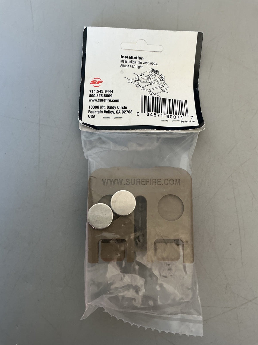 Surefire Z71 Molle Clip for Helmet Lights fits HL1 Torch Magnetic NEW ...